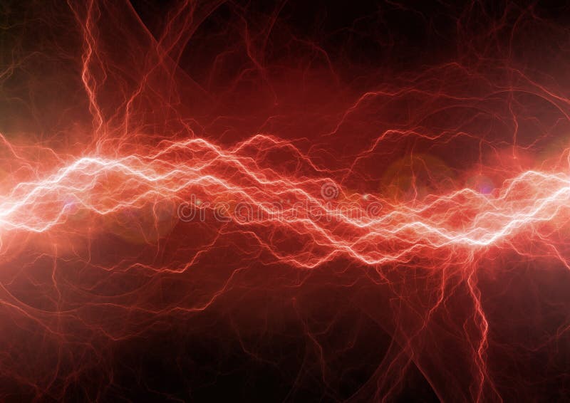 Abstract red plasma stock illustration. Illustration of electricity ...