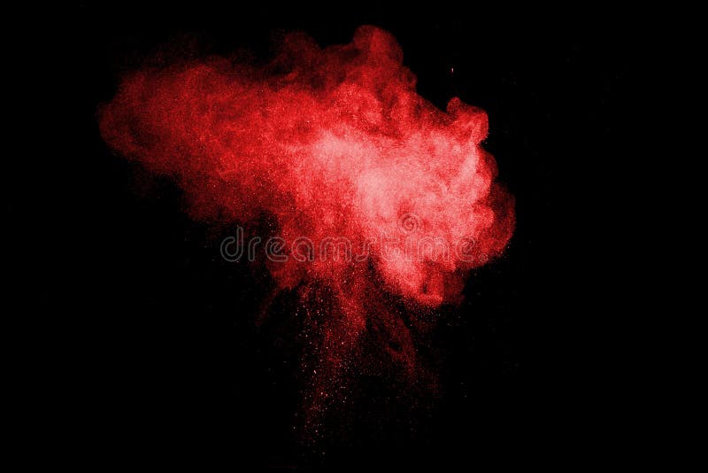 Abstract red powder cloud stock photo. Image of futuristic - 58475708