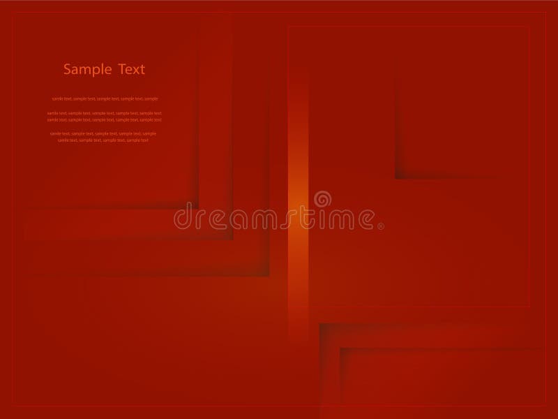 Abstract Red Report Cover Template Design. Stock Vector - Illustration ...