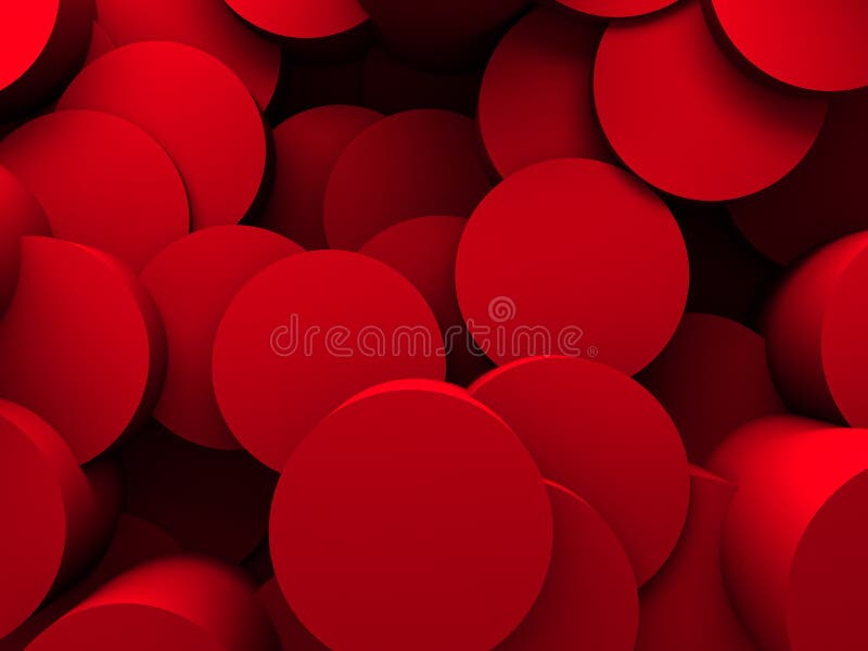 Abstract Red Round Pattern Wall Architecture Background Stock ...