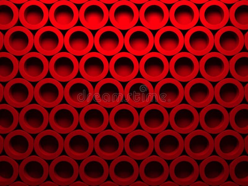 Abstract Red Round Pattern Wall Architecture Background Stock ...