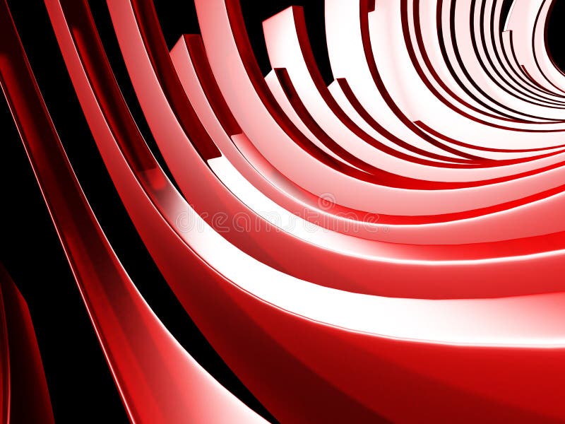 Abstract Red Round Pattern Wall Architecture Background Stock ...