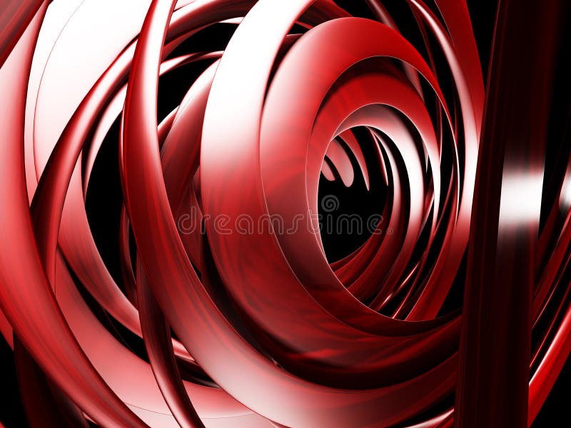 Abstract Red Round Pattern Wall Architecture Background Stock ...