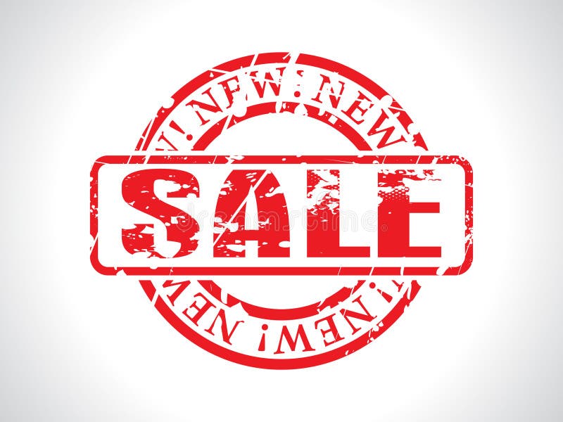 For Sale Stamp stock vector. Illustration of design, house - 39249209