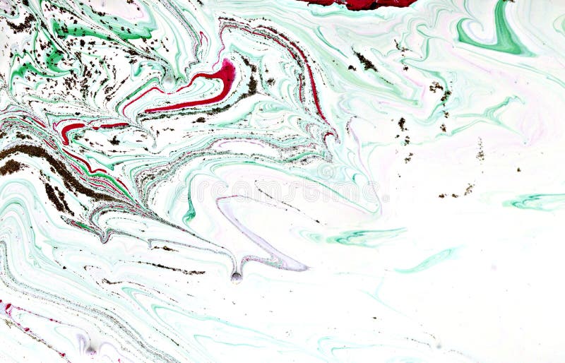 Abstract Red Shaded Fluid Painting Texture Stock Image - Image of ...