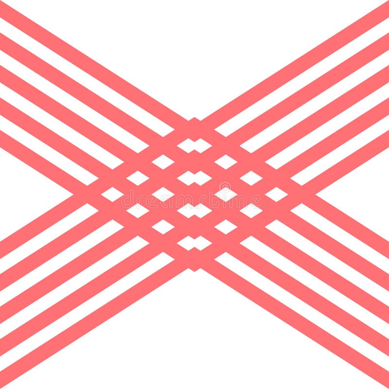 Red X Shape Logo Design Background Stock Vector - Illustration of ...