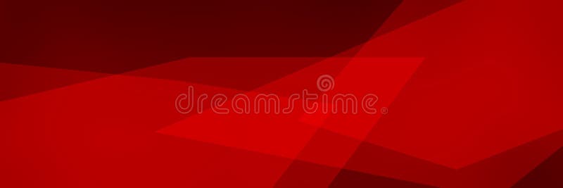 Abstract Red Shapes Layered in Geometric Background Pattern, Bright Red ...