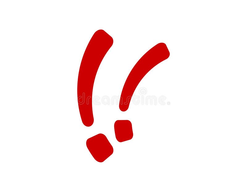 Abstract Red Shapes on White Background Stock Illustration ...