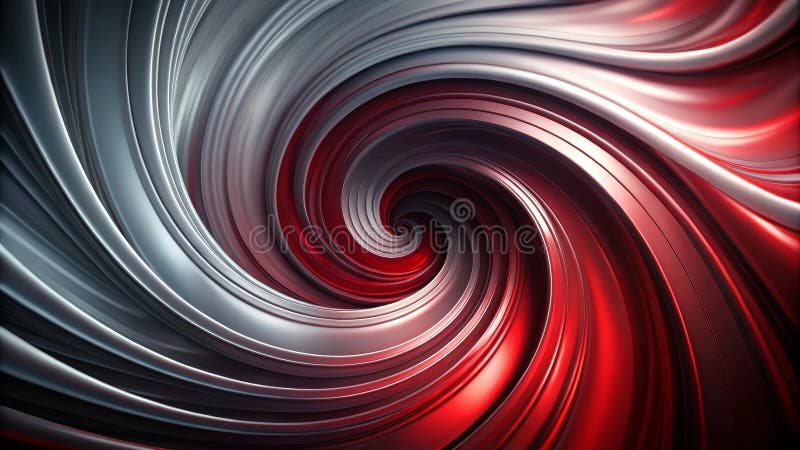 Abstract Red and Silver Swirling Vortex Design for Backgrounds ...