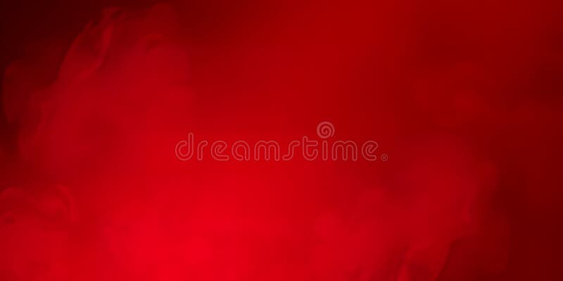 Abstract Red Smoke Background Dramatic Red Haze Texture Fiery Red Vapor ...