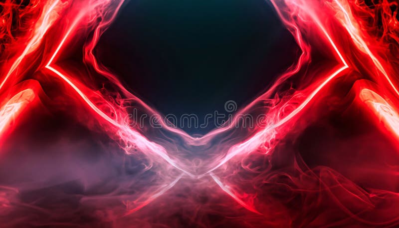Abstract Red Smoke on a Black Background. Background from the Smoke of ...