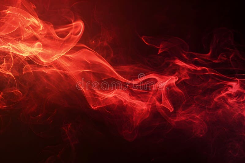 Abstract Red Smoke on a Dark Background. Texture Stock Illustration ...