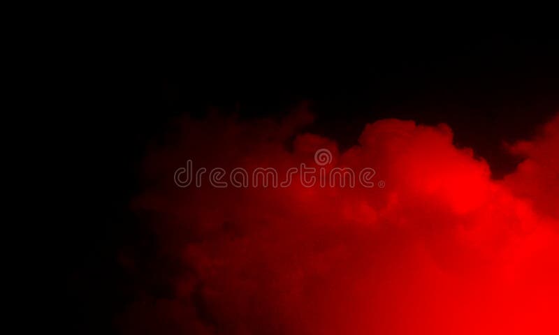 Abstract Red Smoke Mist Fog on a Black Background. Stock Photo - Image ...