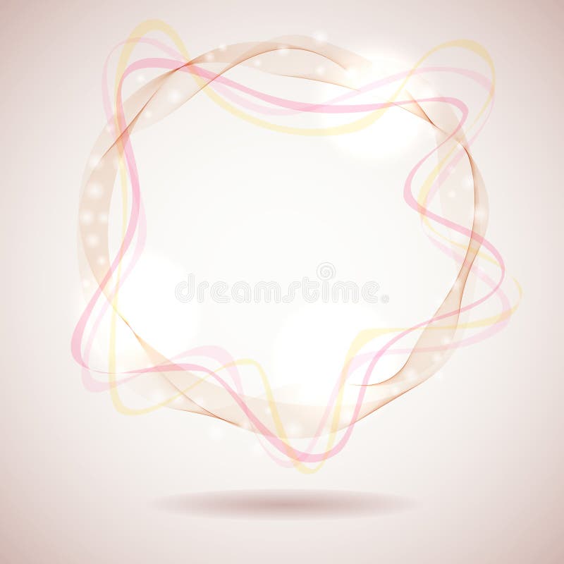 Abstract Red Smoke Ring Design Stock Vector - Illustration of ...