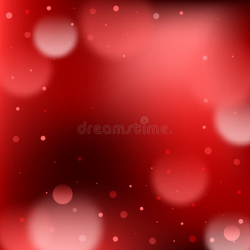 Abstract Red Sparkle Bokeh Light Background Design Stock Illustration ...