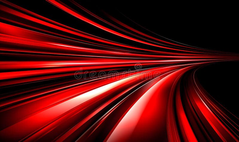 Abstract Red Speed Lines: Dynamic Energy Background Stock Illustration ...