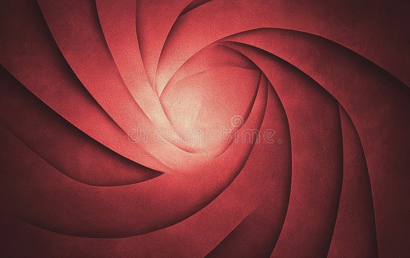 Abstract Red Spiral Design with Textured Layers Creating a Dynamic ...