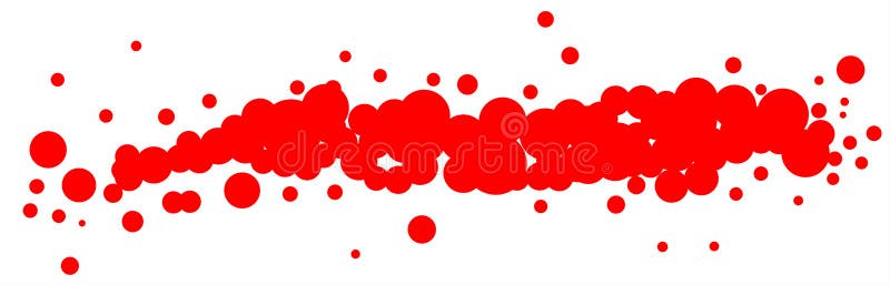Abstract Red Spots Banner stock vector. Illustration of paint - 238954721