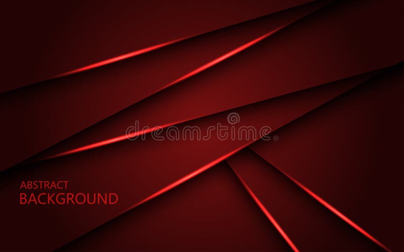 Abstract Red Square Shadow Light Cross Triangle Design Background ...