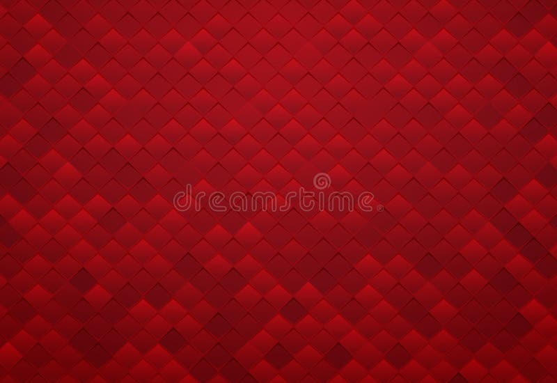 Abstract Red Square Tile Background Stock Vector - Illustration of ...