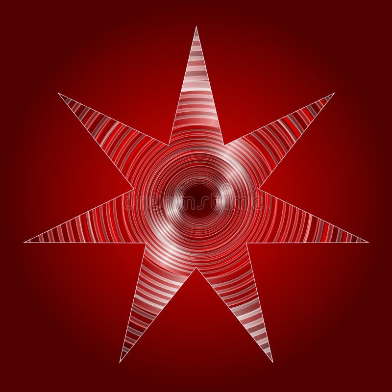 Abstract red star stock vector. Illustration of magic - 33987252
