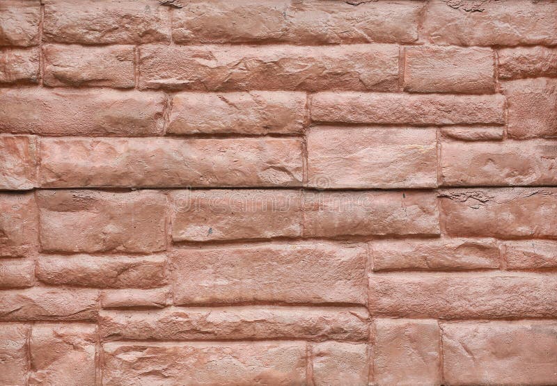Abstract Red Stone Wall Background Stock Photo - Image of building ...