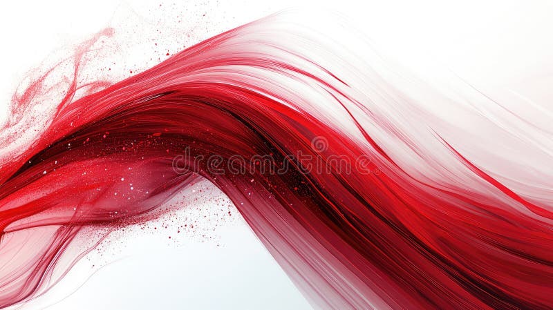 Abstract Red Streaks on White Background Stock Photo - Image of visual ...