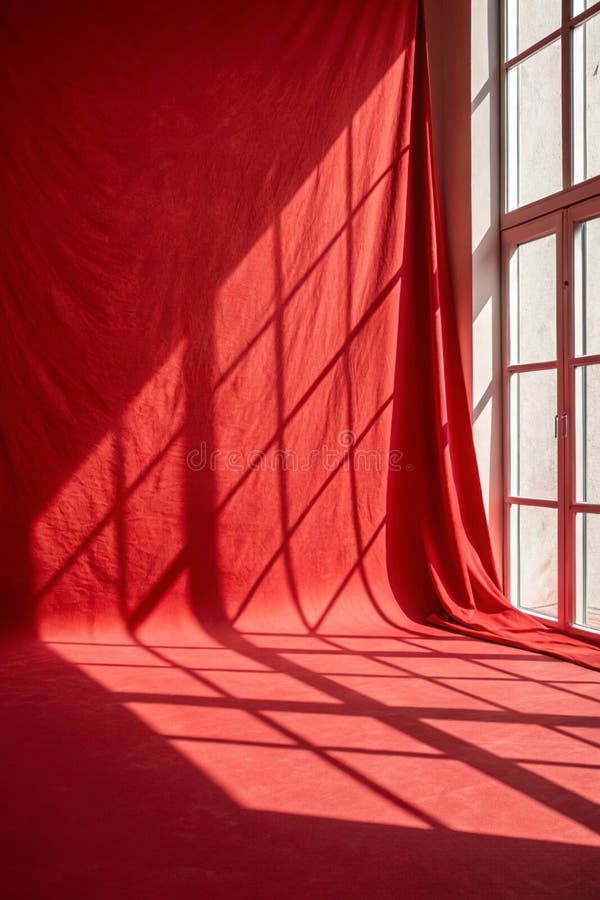 Abstract Red Studio Background for Product Presentation. Background ...