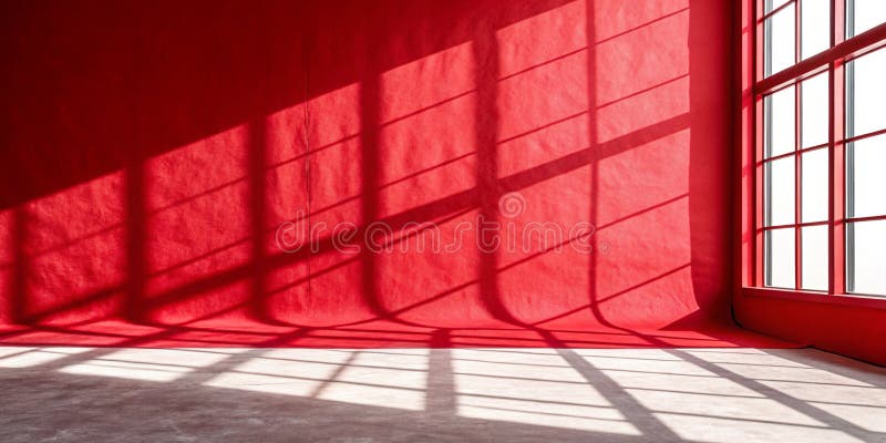 Abstract Red Studio Background for Product Presentation Stock ...