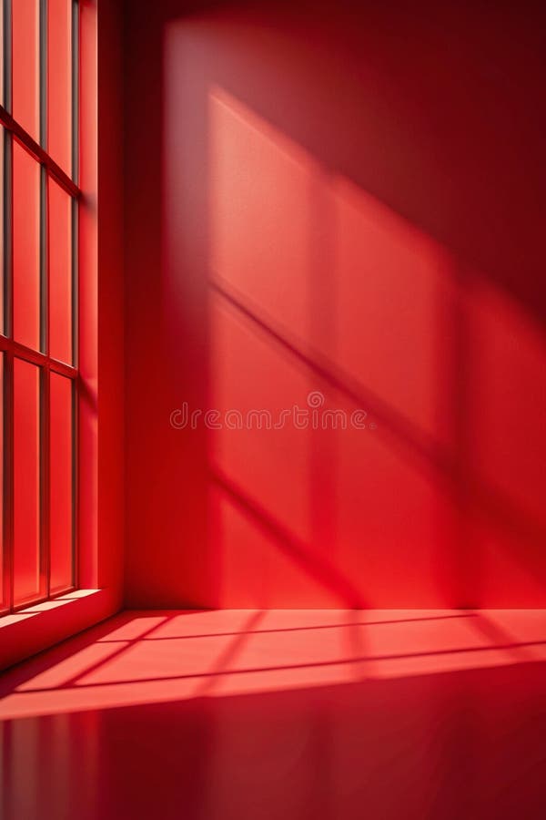 Abstract Red Studio Background for Product Presentation Stock ...