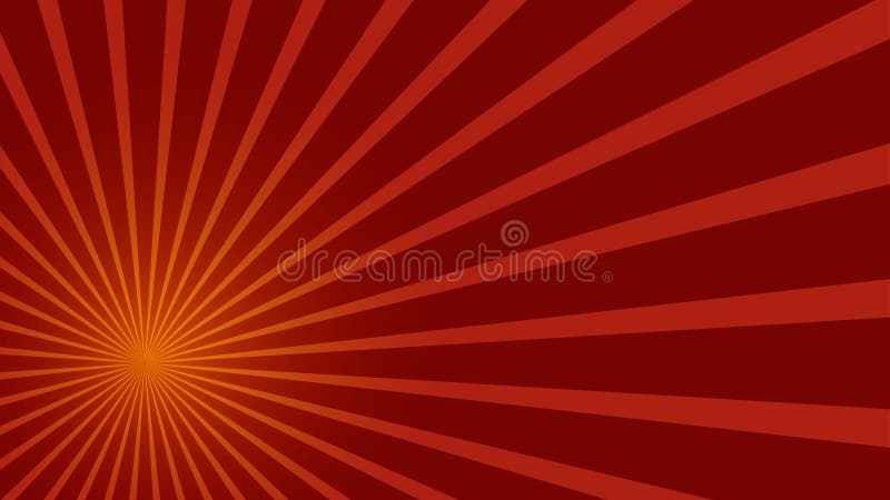 Abstract Red Sunburst Background with Radiating Lines Stock ...