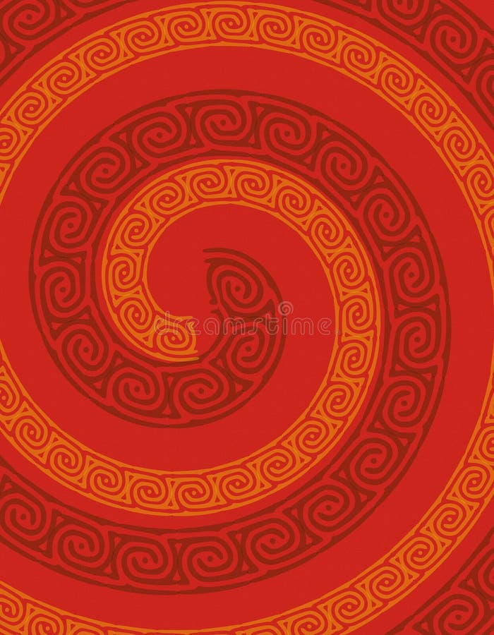 Abstract Red Swirl Background Picture. Image: 4364441