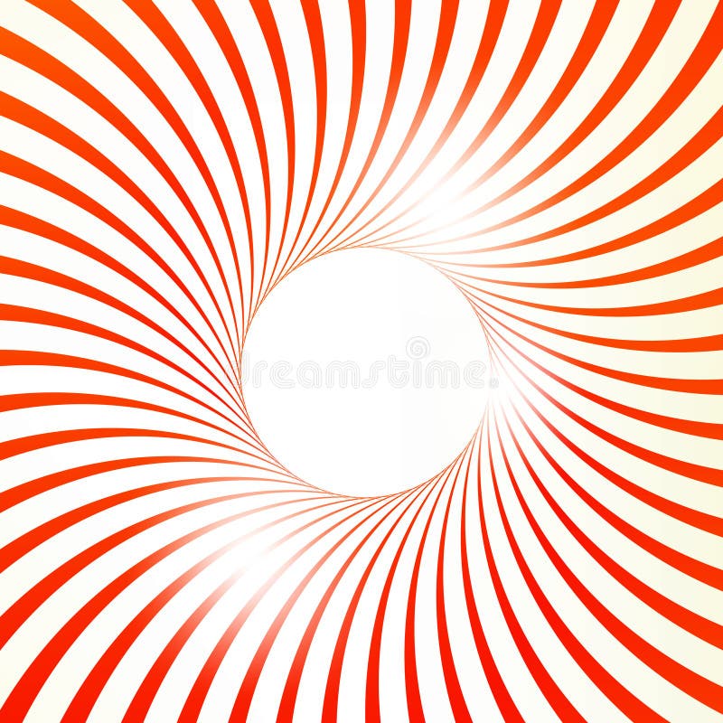 Abstract Red Swirl Design with a Circled Empty Space Stock Vector ...