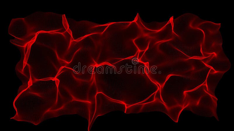 Abstract Red Swirl Wave Background. Flow Liquid Lines Design Element ...