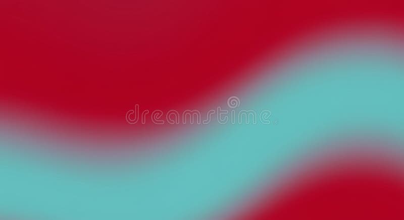 Abstract Red and Teal Gradient Wave Background Stock Illustration ...