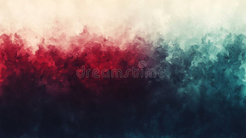 Abstract Red and Teal Watercolor Texture Background Stock Illustration ...