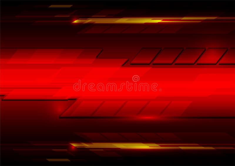 Abstract Red Technology Design. Vector Backdrop Stock Vector ...