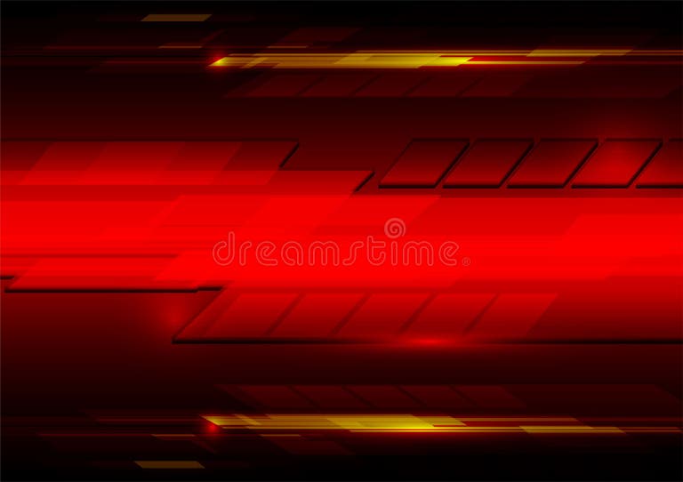 Abstract Red Technology Design. Vector Backdrop Stock Vector ...