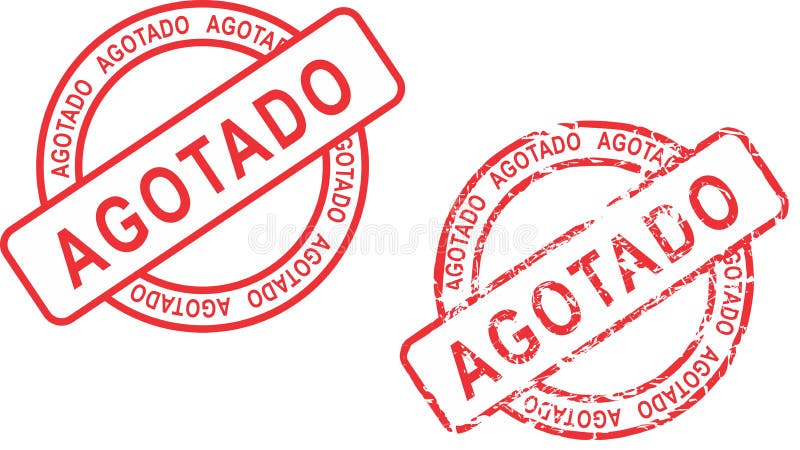 Agotado Stock Illustrations – 3 Agotado Stock Illustrations, Vectors ...