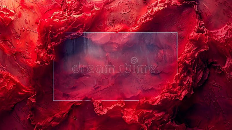 Abstract Red Texture with Dynamic Patterns and Depth Exploration Stock ...