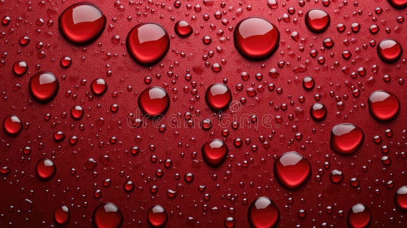 Abstract Red Textured Background with Metallic Bubbles Stock Image ...