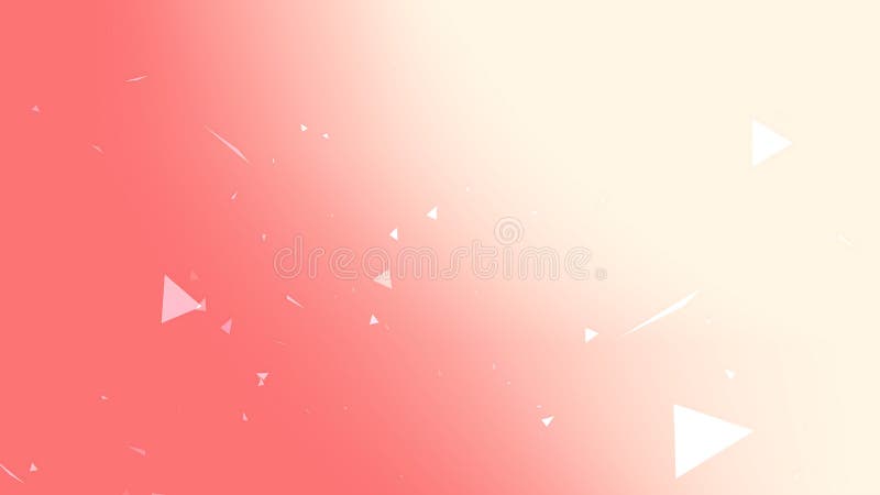 Soft Red and Cream Gradient Background with Floating Abstract Triangles ...