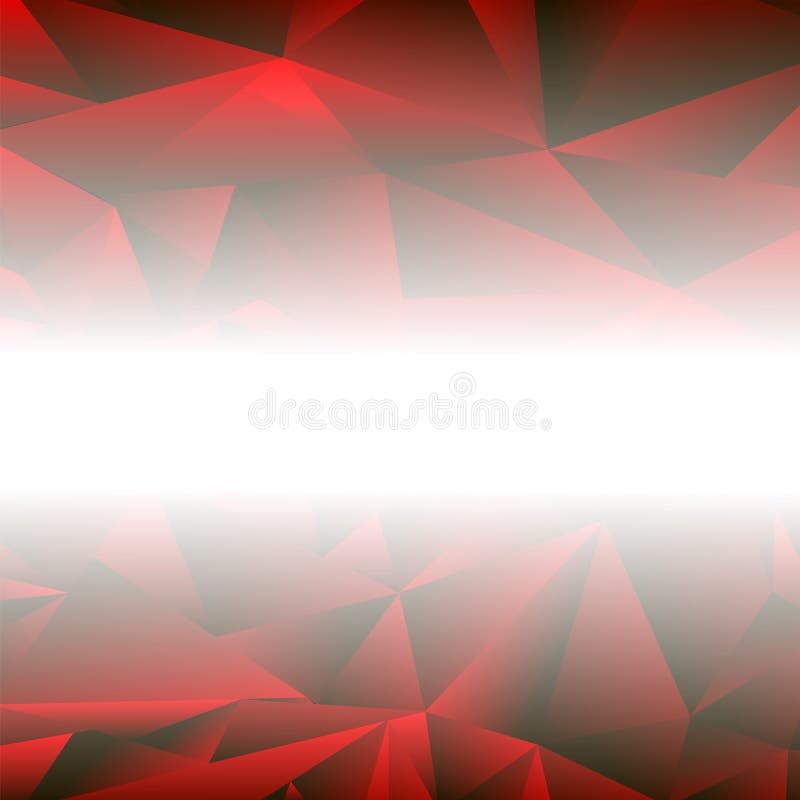 Abstract Red Triangle Background Stock Vector - Illustration of line ...