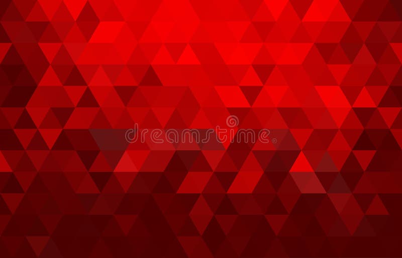 Abstract Red Triangle Geometry Pattern Mosaic Design Graphic. Stock ...
