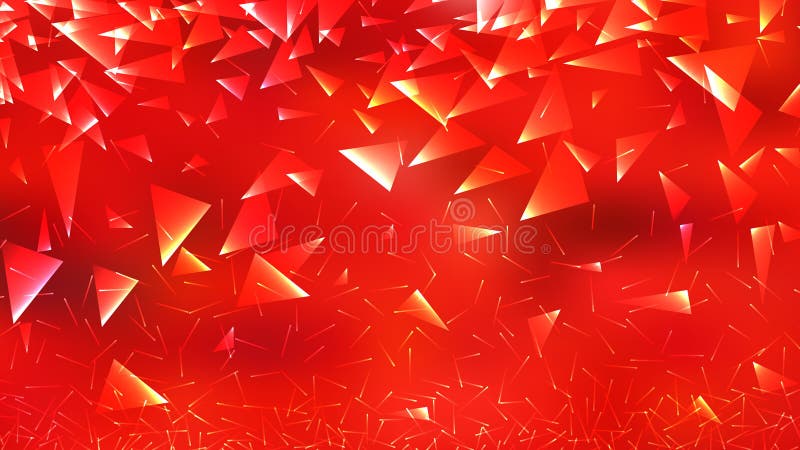 Abstract Red Triangular Background Stock Vector - Illustration of ...