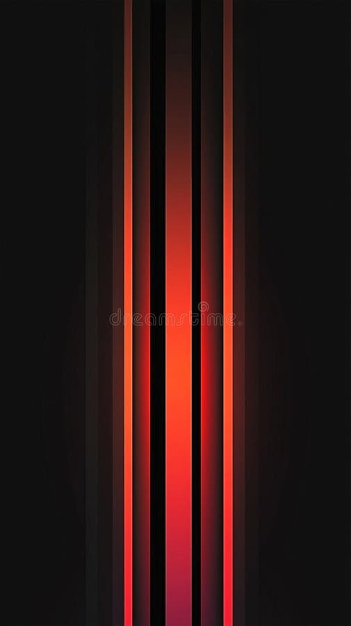 Abstract Red Vertical Stripes on Dark Background Modern Bold and ...
