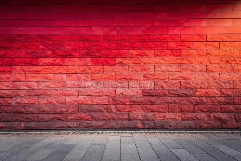 Abstract Red Wall Background Stock Illustration - Illustration of ...