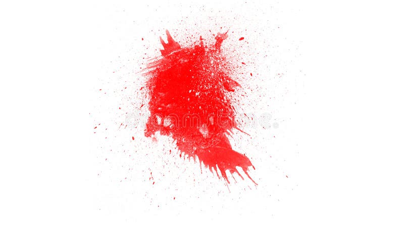 Red Brush of Splash Paint for Art Design Stock Illustration ...