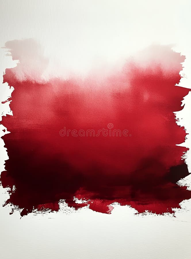 Abstract Red Watercolor Wash Background Texture Stock Illustration ...
