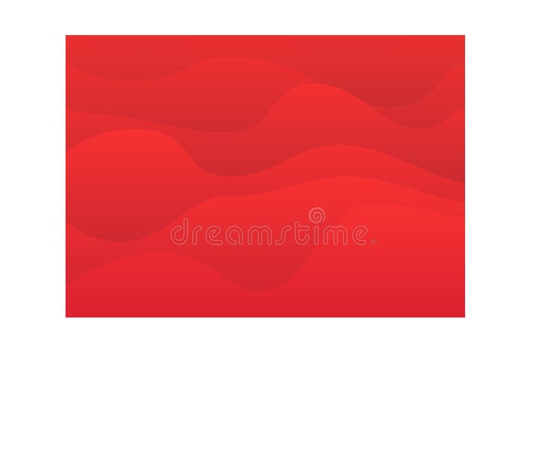 Abstract Red Wave Background. Flowing Shapes Elements. Perfect for ...